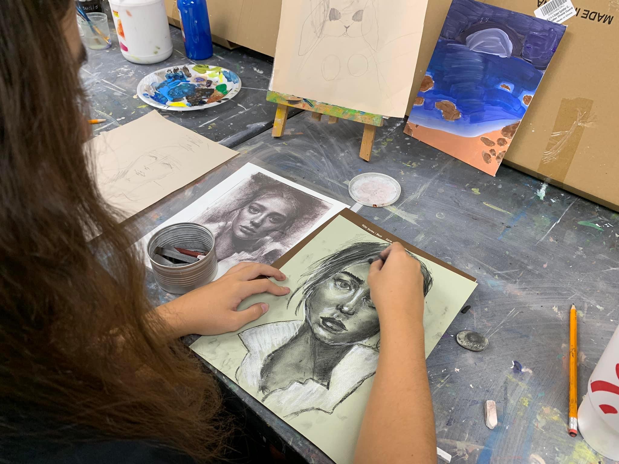 Portrait Drawing Classes - Vivo Art Studio